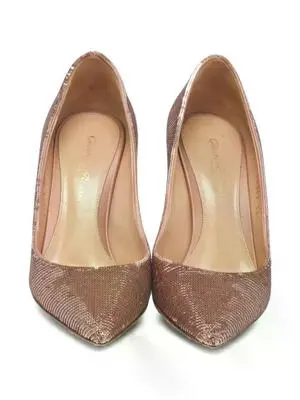 GIANVITO ROSSI Sequin-embellished Pointed-toe Pumps