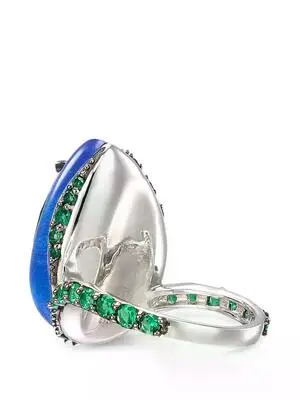 ANABELA CHAN Spirulina Elixir Emerald Ring