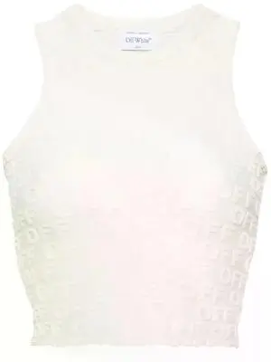 Off-White Rowing Terry-cloth Crop Top