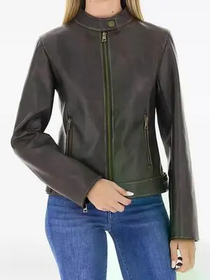 Liu Jo Coated Fabric Biker Jacket