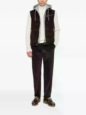 Eleventy Pleated Corduroy Trousers