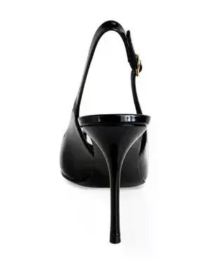 Dolce & Gabbana Patent Logo Slingback Pumps