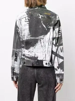 Off-White X Pablo Tomek Printed Denim Jacket