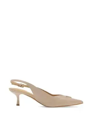 Guess Logo-plaque Slingback Heeled Pumps