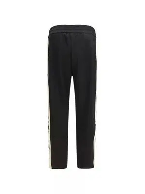 Palm Angels Logo-detail Stripe-detail Track Pants - Black