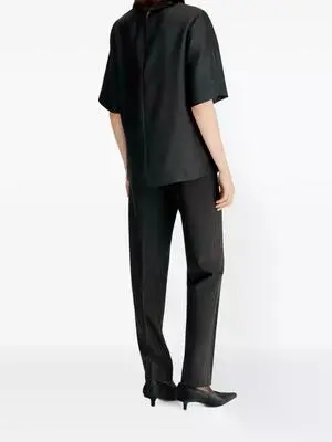 Loulou De Saison Faux-fur Trimmed Blouse