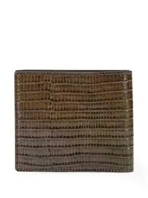 TOM FORD Lizard-effect Leather Wallet