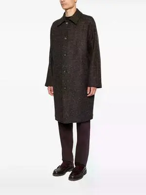 Eleventy Flecked Single-breasted Coat