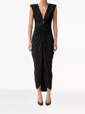 Versace Viscose-jersey Gown - Black