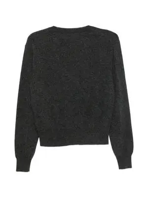 LISA YANG Greer Crew-neck Ribbed-trim Sweater