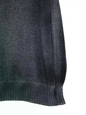 Avant Toi Faded-effect Mock-neck Sweater