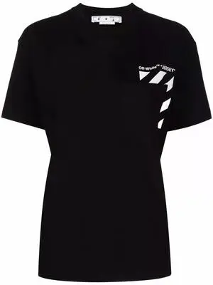 Off-White Jersey' Print Short-sleeve T-shirt