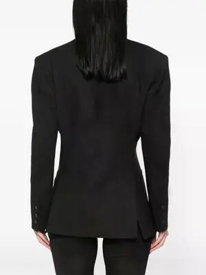 THE FRANKIE SHOP Pinstripe Double-breasted Blazer