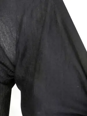 Rick Owens Cropped Wrap-front Blouse