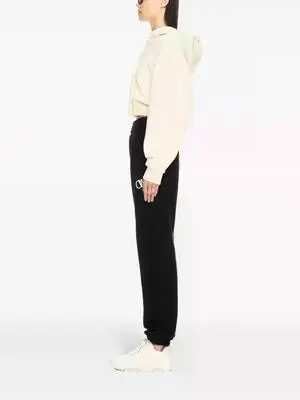Off-White Logo-flocked Cotton Track Pants