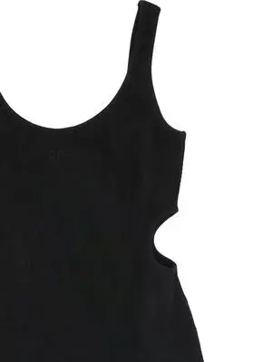 Off-White Cut-out Ribbed Bodysuit
