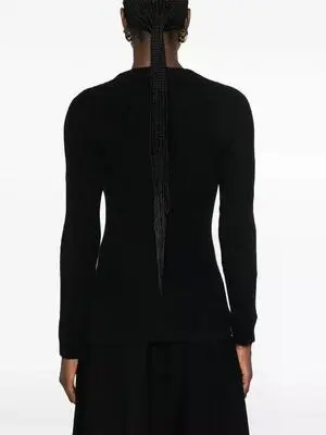 KUJTEN Ribbed-knit Crew-neck Sweater