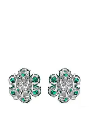 ANABELA CHAN Emerald Marguerite Daisy Earrings