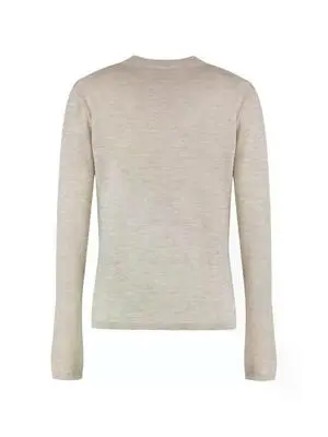 Max Mara Fine-knit Long-sleeve Wool Top