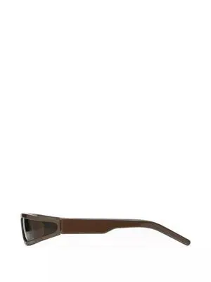 Rick Owens Fog Rectangle-frame Sunglasses