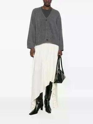 LE PETIT PULLE V-neck Button-up Cardigan