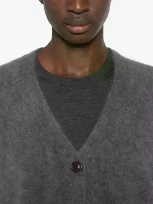 LE PETIT PULLE V-neck Button-up Cardigan