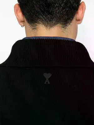 AMI Paris De Coeur Button-down Sweater