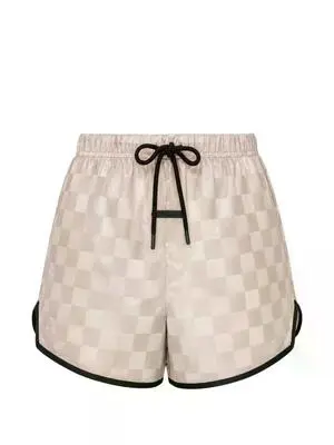 Fear Of God Checkered Essentials Shorts - Grey