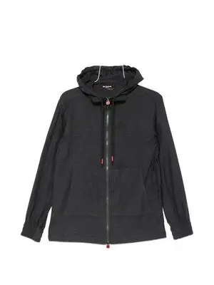 Kiton Zip-up Hoodie - Grey