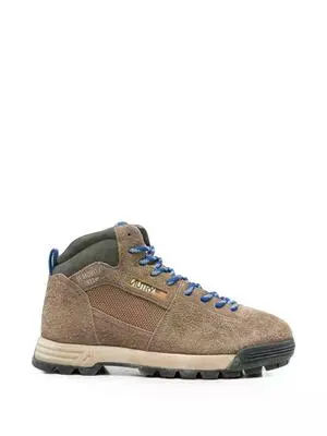 AUTRY Suede Panelled Sneakers - Brown