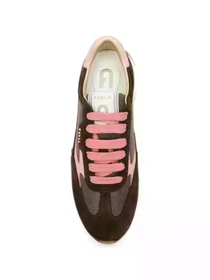 Furla Suede Mesh Sneakers