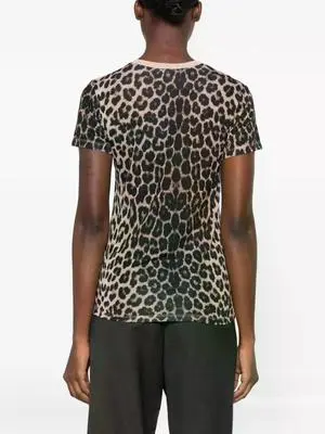 BASERANGE Leopard-print T-shirt