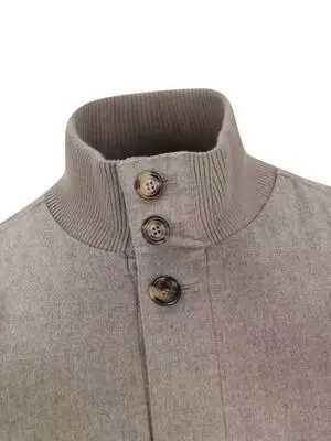 Brunello Cucinelli Ribbed-trim Button-up Gilet