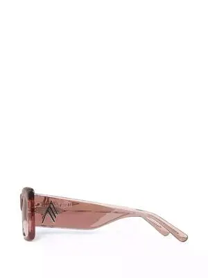 Attico X Linda Farrow Marfa Rectangle-frame Sunglasses