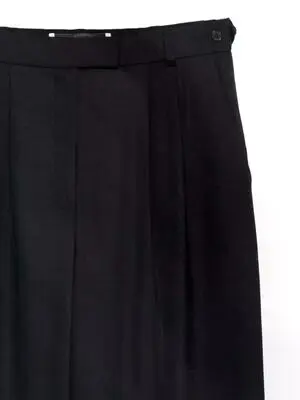 FRENKEN Pleated Wide-leg Trousers