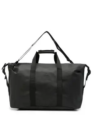 Rains Logo-embossed Weekend Bag - Black