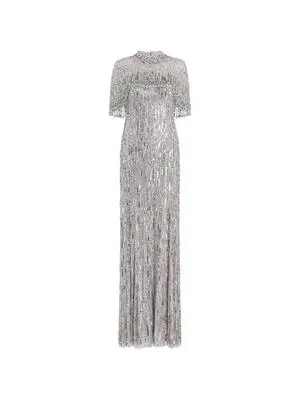 Jenny Packham Leia Dress - Silver
