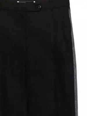 FRENKEN Sheer-panelled Wide-leg Trousers