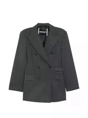 FRENKEN Double-breasted Peak-lapel Blazer
