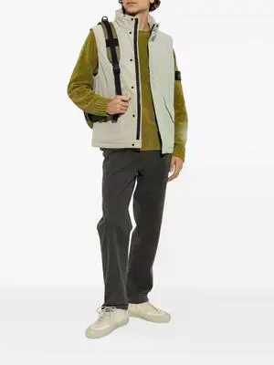 Stone Island S100020 Canvas Suede Low-top Sneakers With Compass Logo Patch