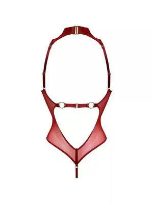 BORDELLE Signature Mesh High-neck Bodysuit