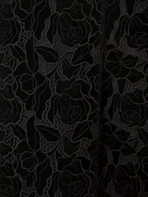 NISSA Floral-lace Flared Skirt