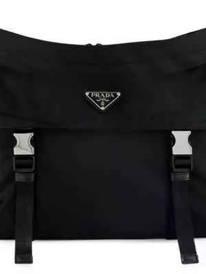 Prada Explore Re-nylon And Leather Duffel Bag