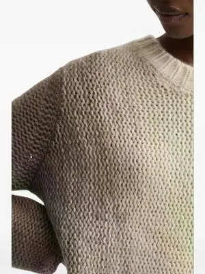 Iris Von Arnim Jubilea Degradé Plain-knit Sweater