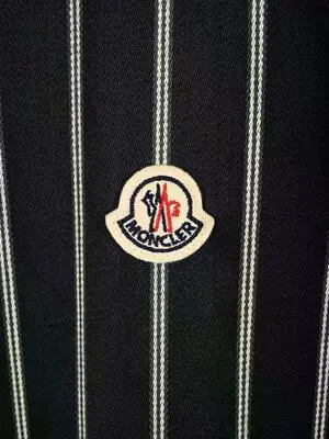 Moncler Striped Hooded Shirt Jacket