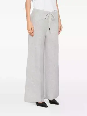 Antonelli Firenze Embellished Drawstring Wide-leg Trousers