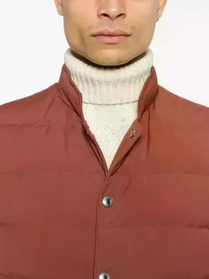 Eleventy Quilted High-neck Gilet
