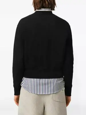 AMI Paris Organic Cotton Sweatshirt With De Coeur Embroidery