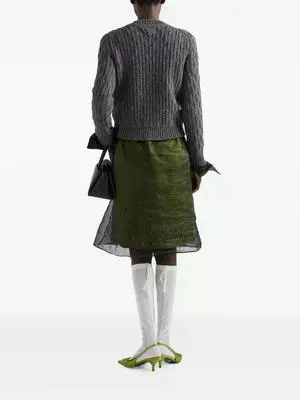Prada Wool And Alpaca Cardigan