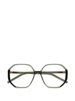 KALEOS Conway Geometric-frame Glasses - Green